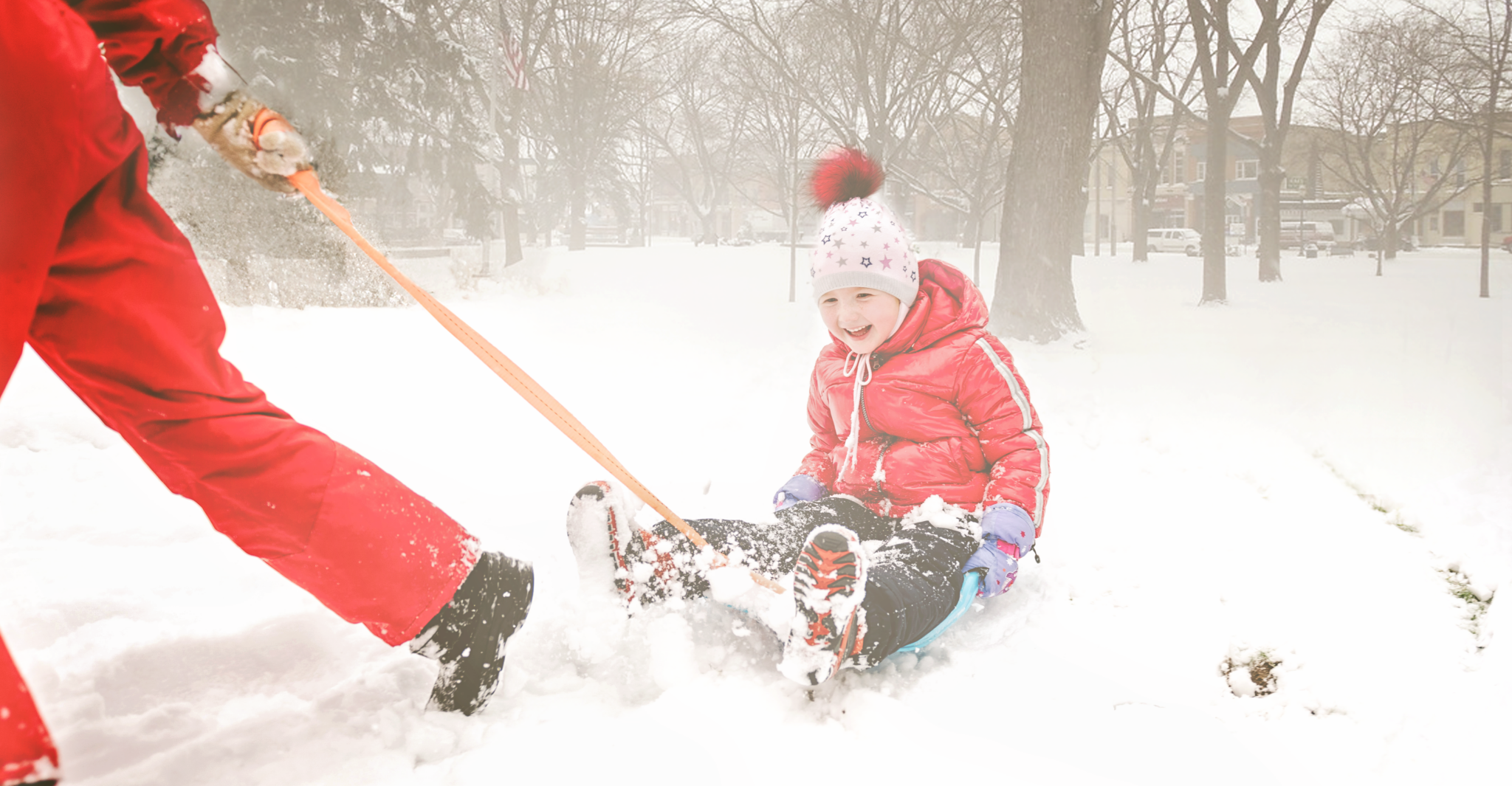 Family Games: Snowball Eating Contest, IdiderDAD & Fish Toss ...